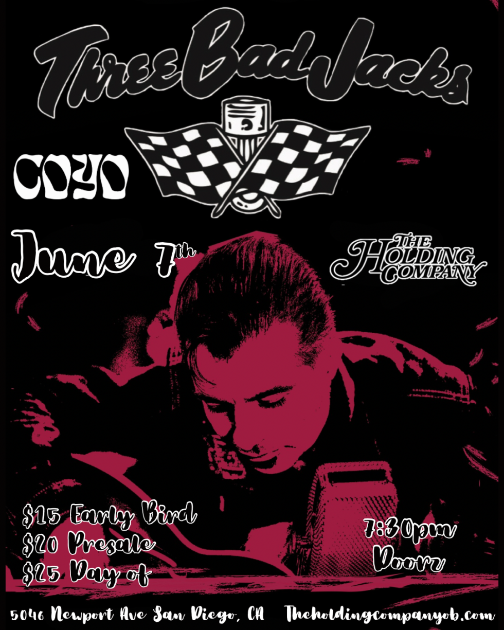 Three Bad Jacks – June 7, 2025 | The Holding Company OB